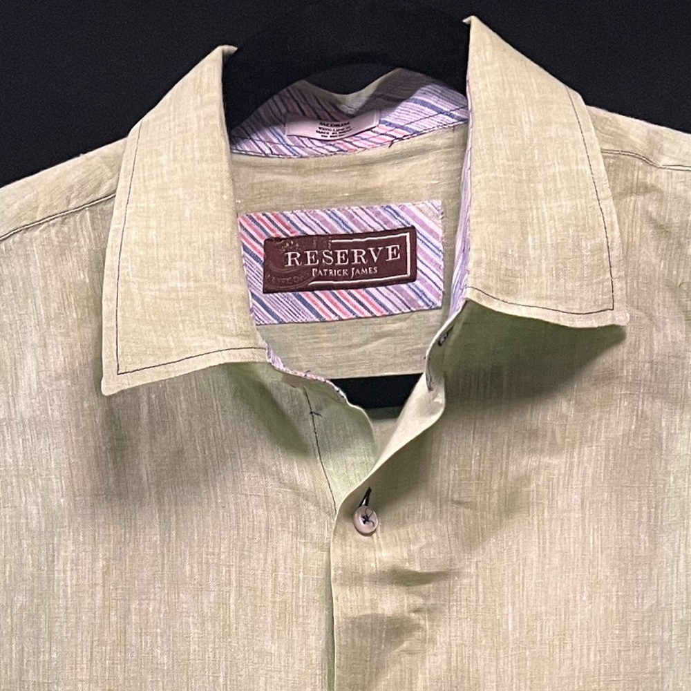Patrick James Reserve Linen Shirt - Gem